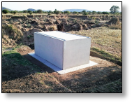 Concrete Vaults by Concrete Doors and Vaults for submersible pump ...